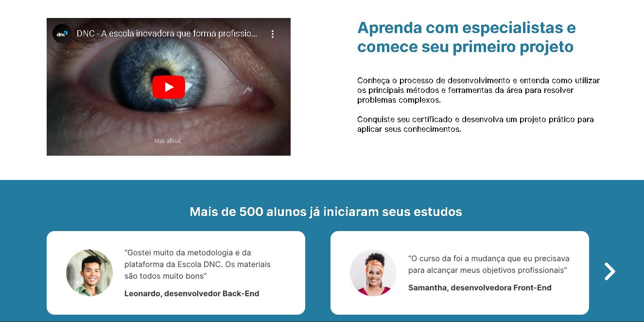 GitHub - S4MUE11/projeto-landing-page-dnc: Este é o projeto de desenvolvimento do módulo base do ...