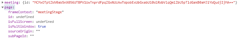 Page ID undefined in frameContext "meetingStage" · Issue #1359 · OfficeDev/microsoft-teams ...