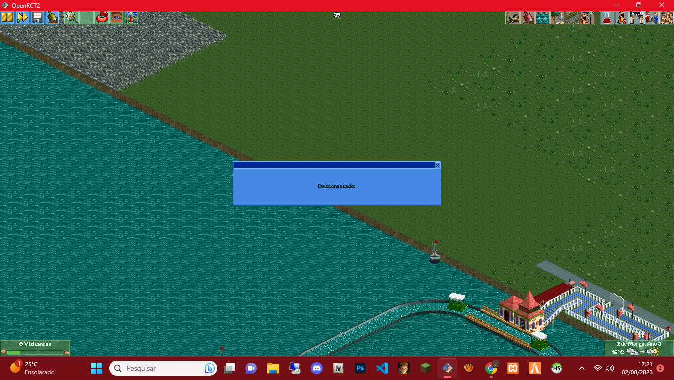 nao fico conectada · Issue #20675 · OpenRCT2/OpenRCT2 · GitHub
