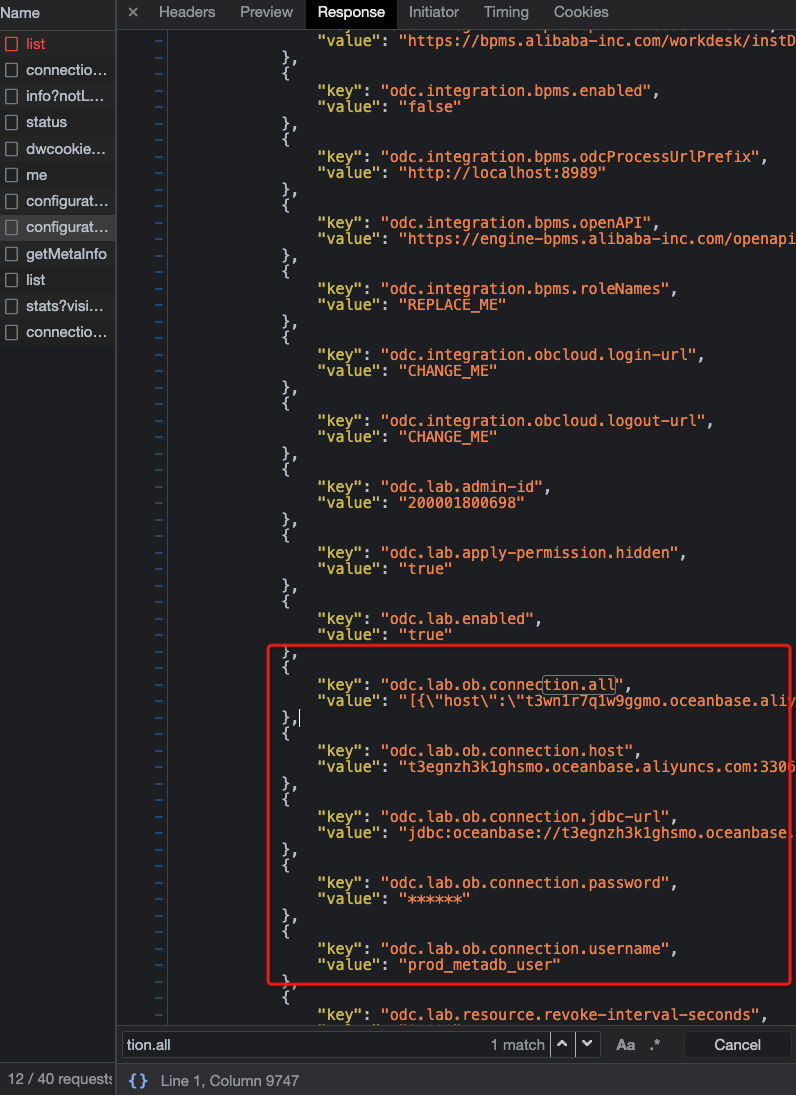[Bug]: [experience station] /configurations interface clear text transmission password · Issue ...