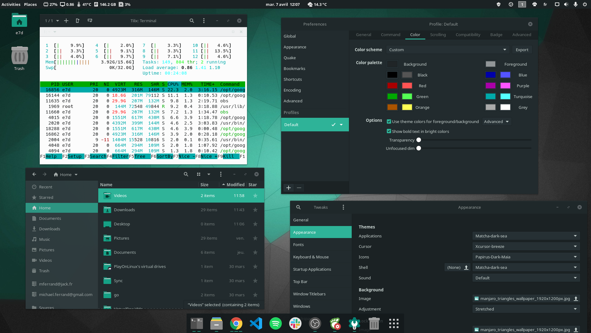 Broken dark theme · Issue #1869 · gnunn1/tilix · GitHub