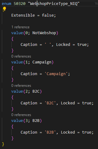 Enum value Caption with Locked = true works in OnPrem container, but not when released to cloud ...