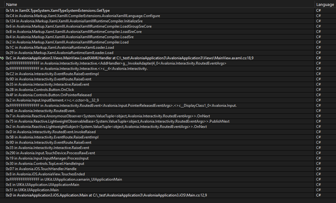 Parsingloading Xaml Code During Runtime Causes Exception On Physical Ios Device · Issue 12419 6735