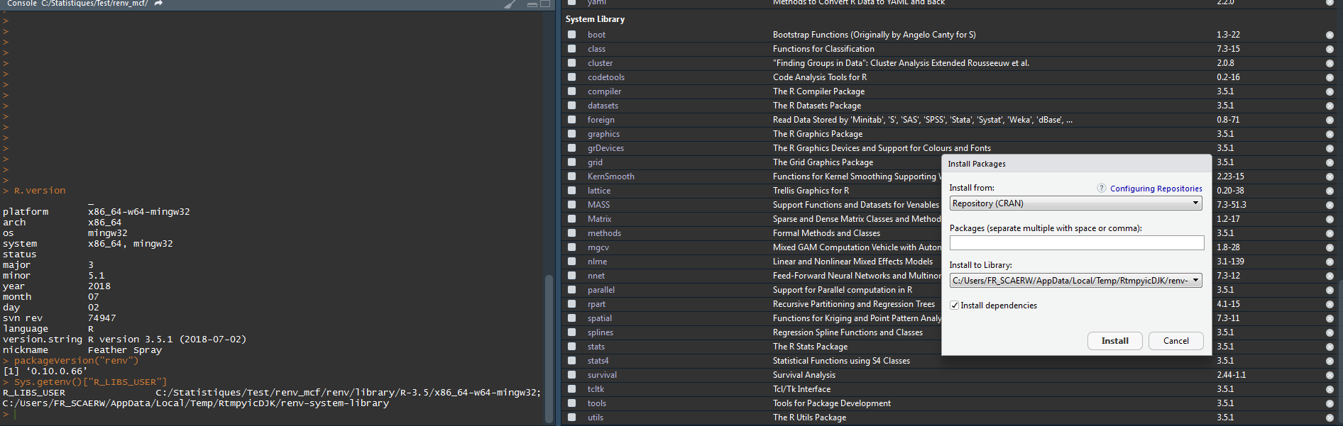 renv not finding user library ? · Issue #464 · rstudio/renv · GitHub