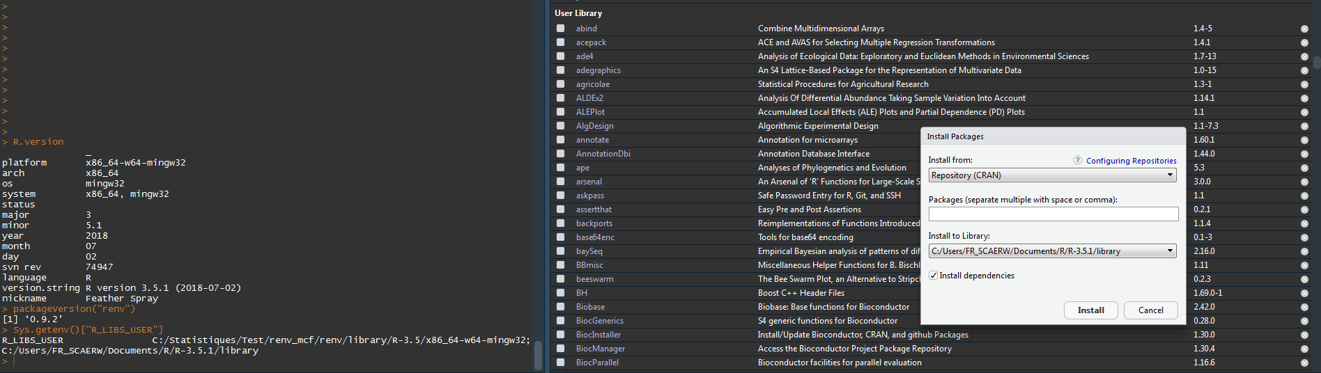 renv not finding user library ? · Issue #464 · rstudio/renv · GitHub
