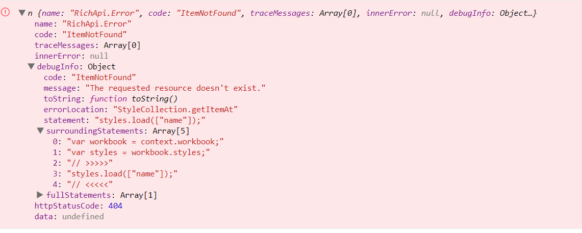 RichApi.Error: The requested resource doesn't exist. · Issue #3560 · OfficeDev/office-js · GitHub