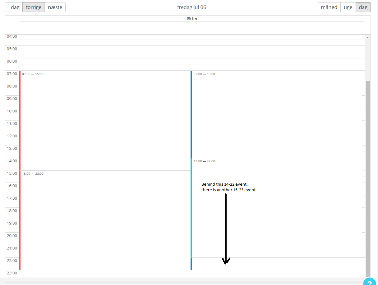 Events: Siblings, Overlapping (width and z-index) · Issue #404 · jquense/react-big-calendar · GitHub