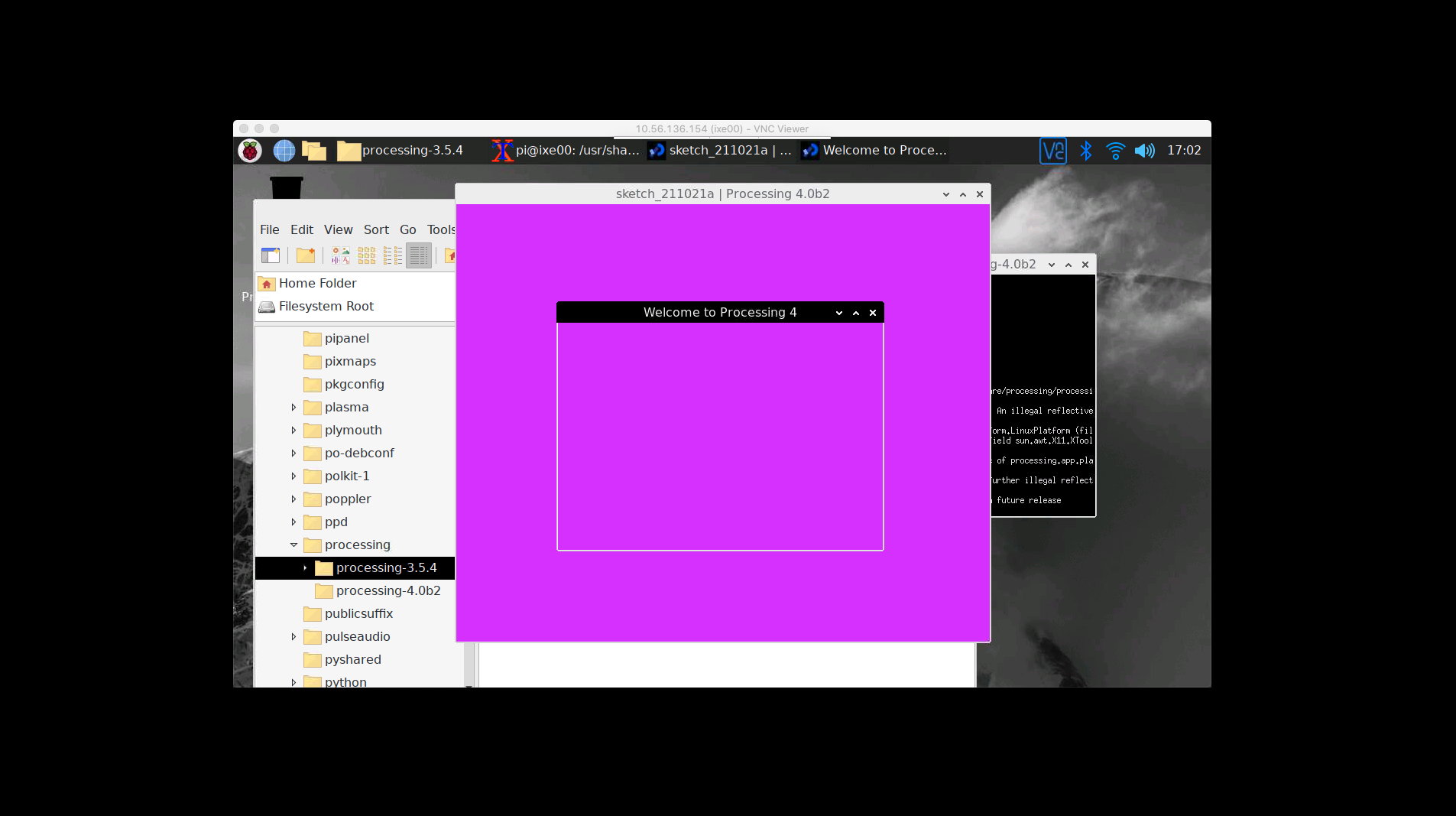 Processing IDE is pink on Linux (Raspberry Pi 4 Model B) · Issue #294 · benfry/processing4 · GitHub