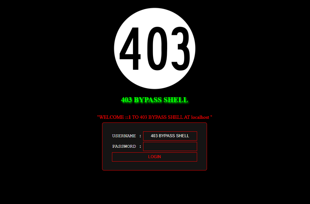 GitHub - 403BYPASSSHELL/403-BYPASS-SHELL: Config files for my GitHub profile.