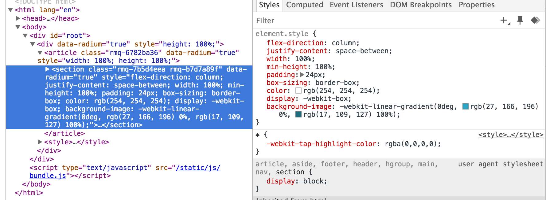 Prefix get added on the wrong devices · Issue #963 · FormidableLabs/radium · GitHub
