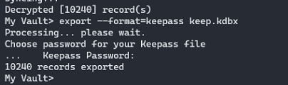 Keepass export - some entries created but empty · Issue #315 · Keeper ...