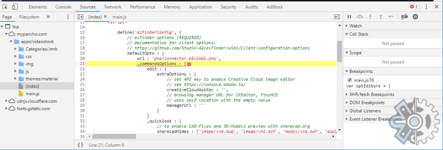 Disable some right click menus · Issue #2673 · Studio-42/elFinder · GitHub