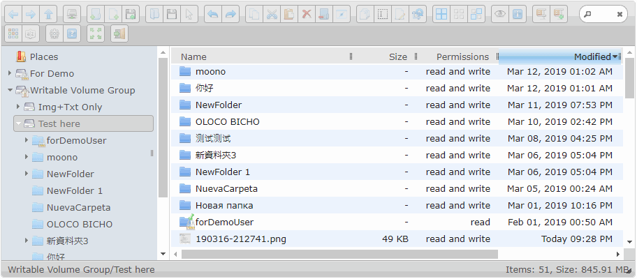 Folder size in Column · Issue #2864 · Studio-42/elFinder · GitHub