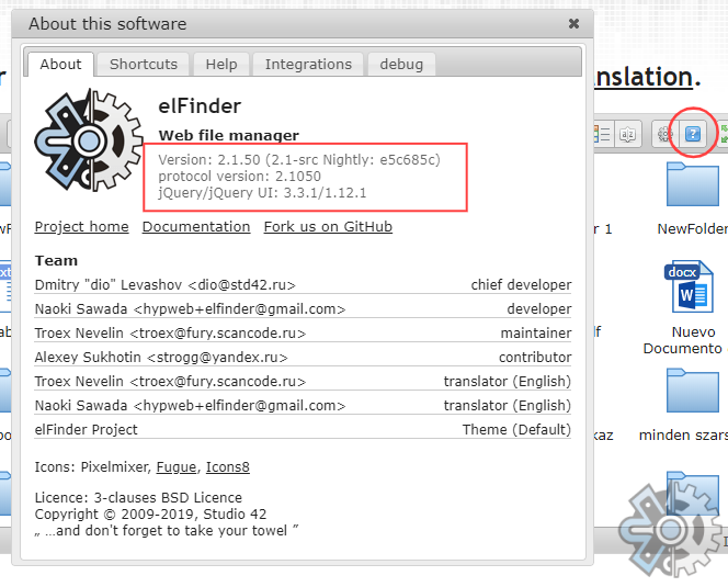 how can i check current elfinder version ? · Issue #3012 · Studio-42/elFinder · GitHub