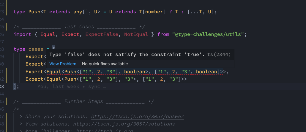 3057 - Push · Issue #7623 · type-challenges/type-challenges · GitHub