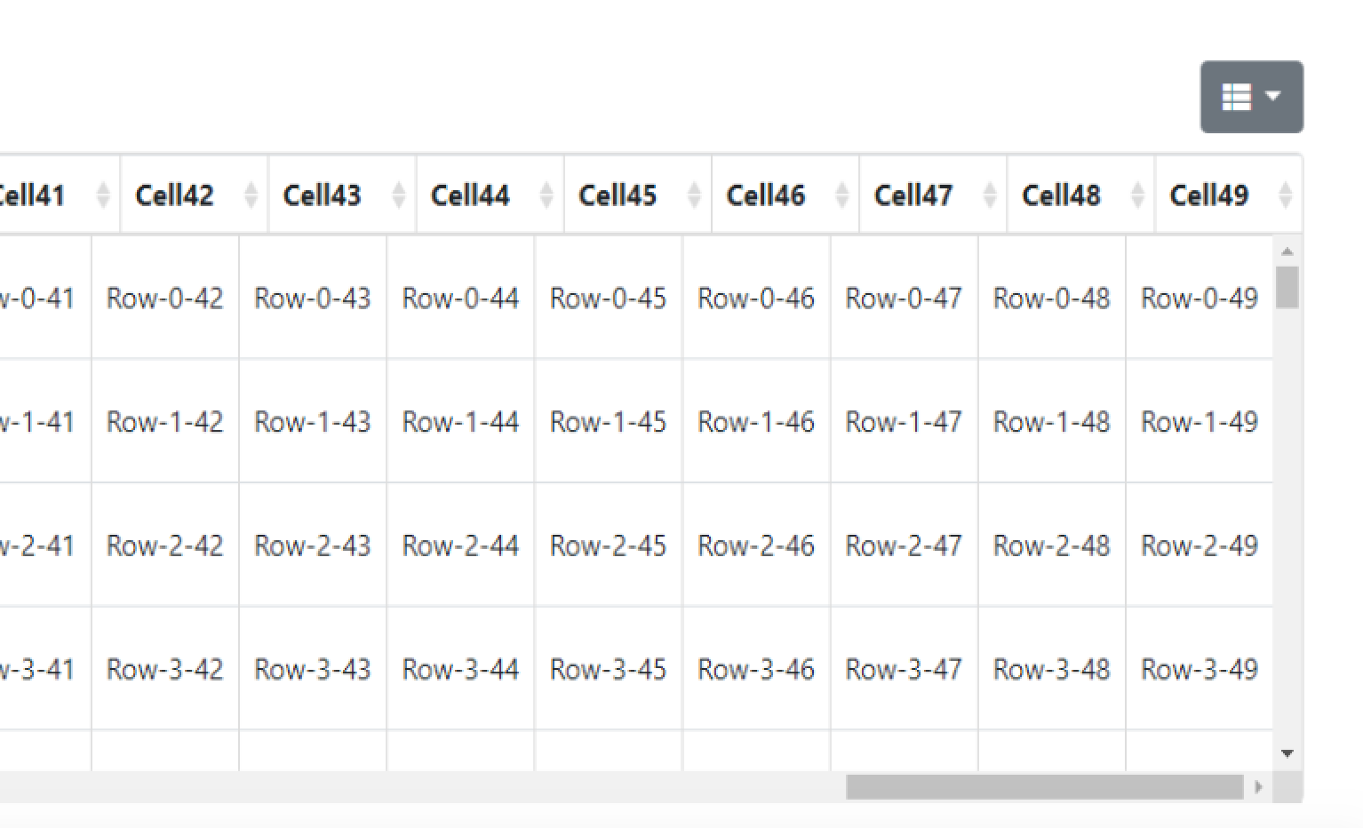 Column names and columns are not aligned · Issue #4122 · wenzhixin/bootstrap-table · GitHub
