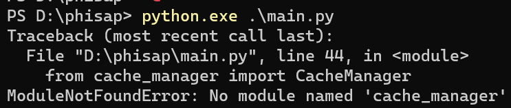 cannot import name 'CacheManager' from 'cache_manager' · Issue #101 · kvarenzn/phisap · GitHub
