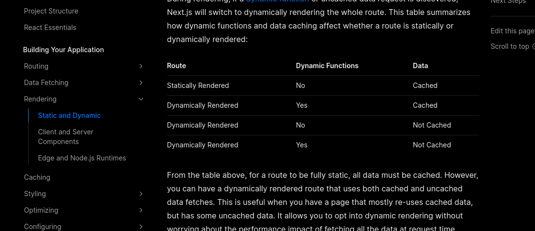 Docs: Does the below screenshot have an issue because it contains a table? In the table, two ...