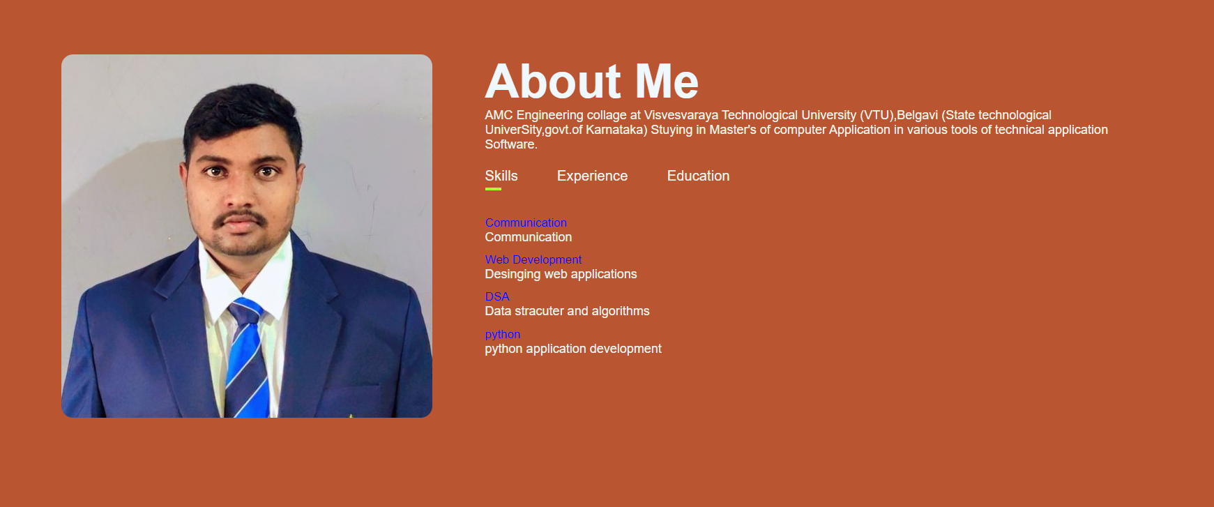 GitHub - shashank960/portfoliotask: internship on Topperworld. task2