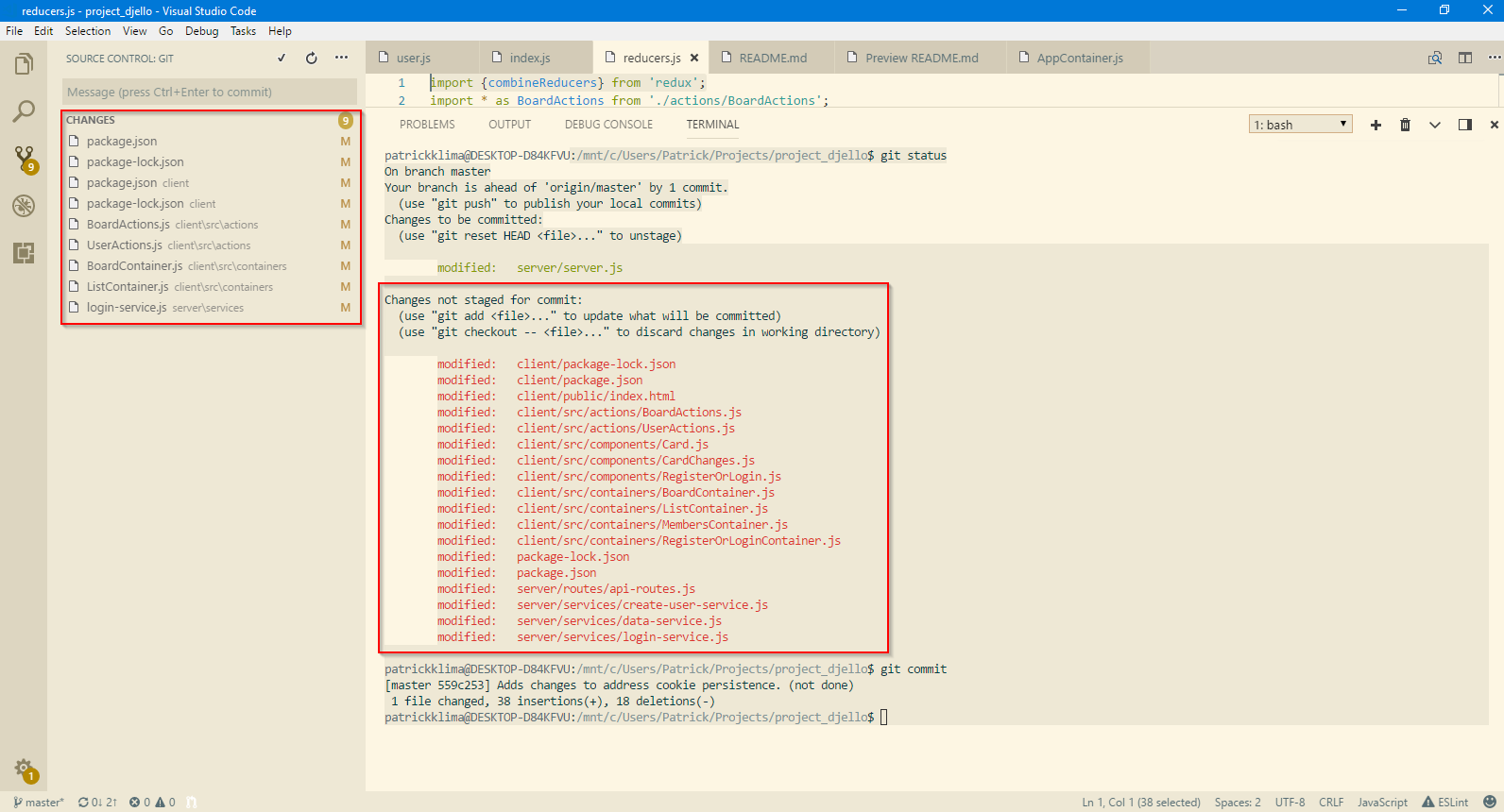 Git Ui And `git Status` Dont Agree · Issue 45248 · Microsoftvscode · Github