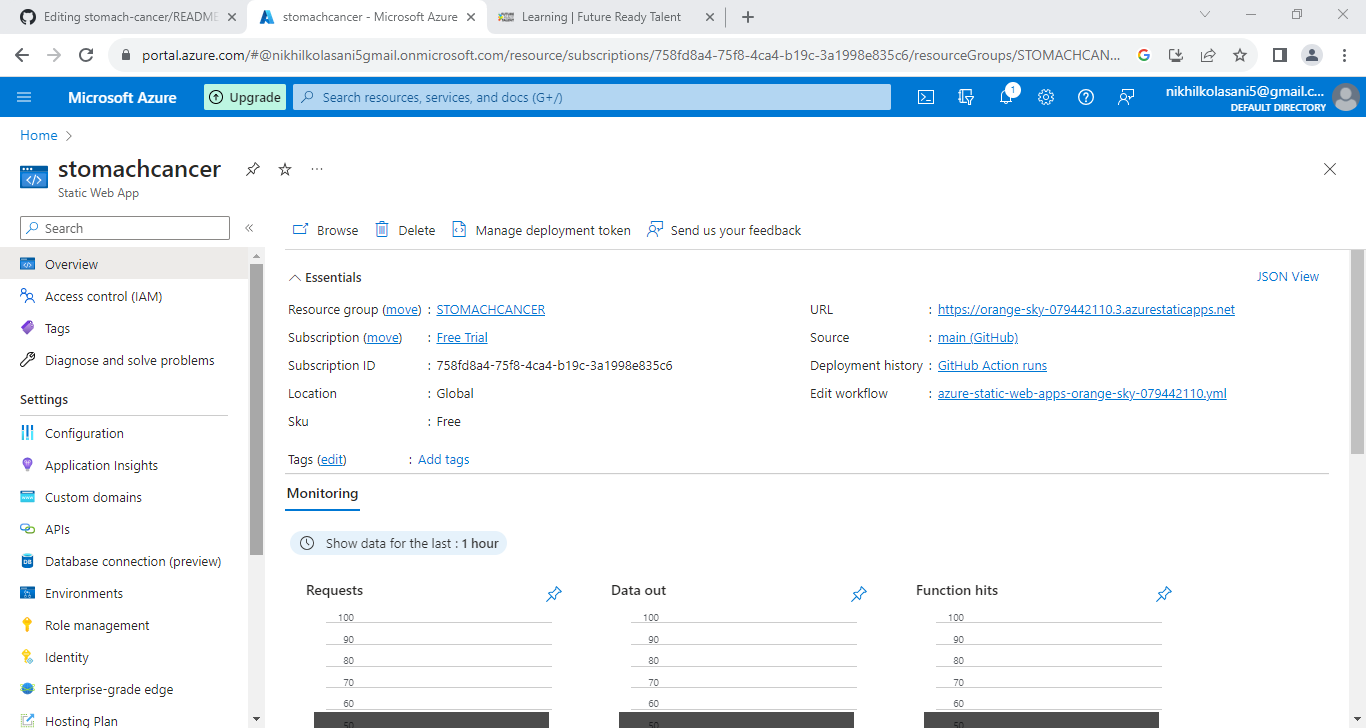 GitHub - Nikhilkolasani007/stomach-cancer