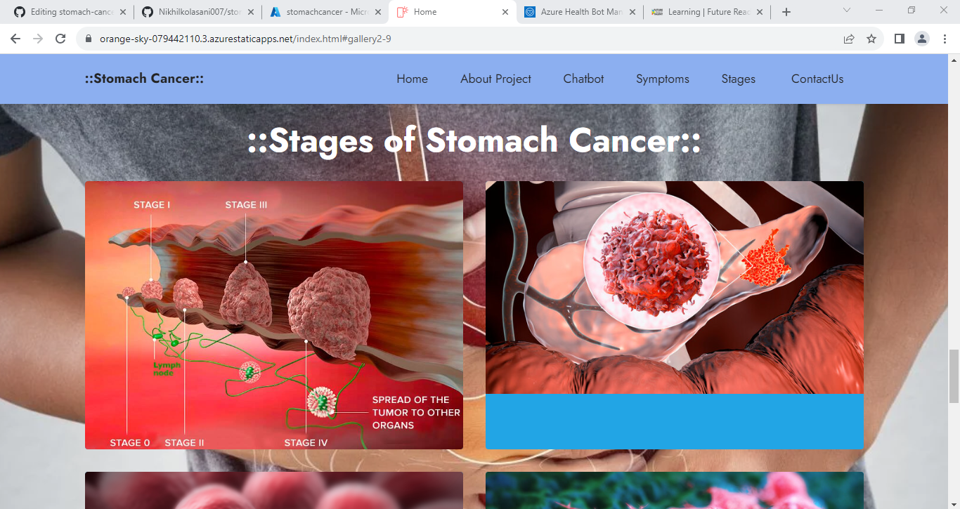 GitHub - Nikhilkolasani007/stomach-cancer
