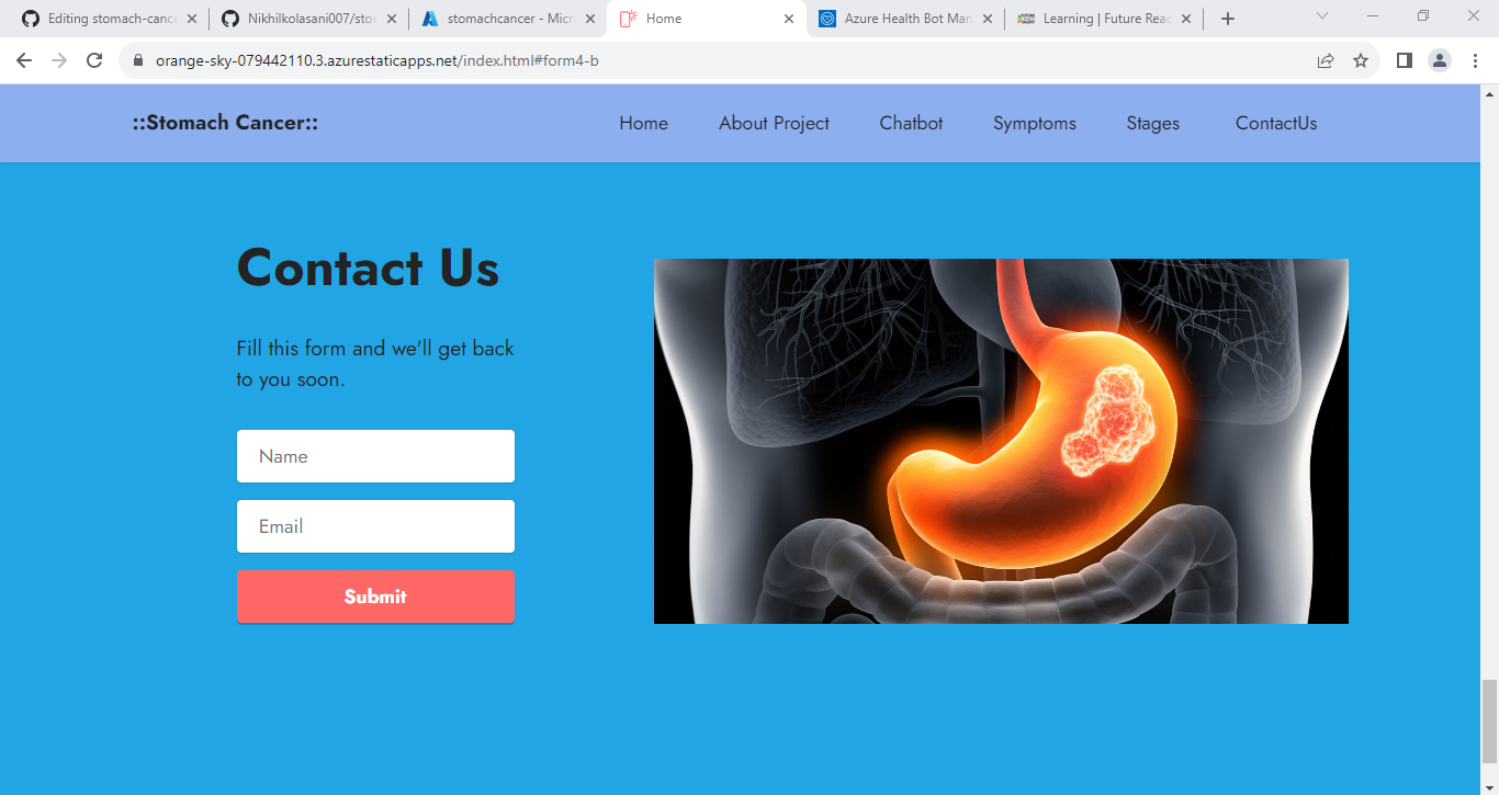 GitHub - Nikhilkolasani007/stomach-cancer