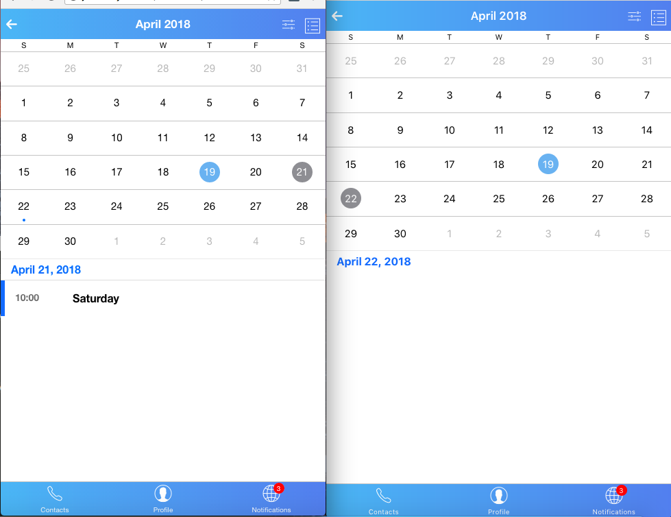 Calendar Event won't show up in iOS app, or safari · Issue #2351 · framework7io/framework7 · GitHub