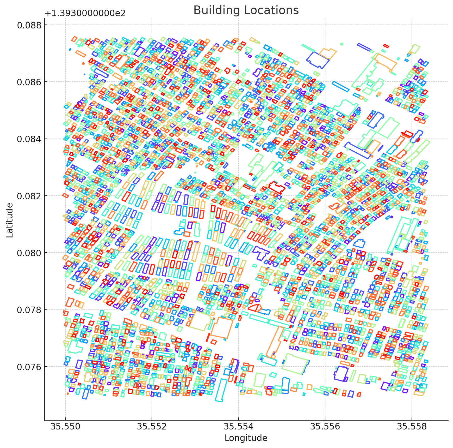 建物データを二次元のXY座標として可視化する · Issue #9 · furuhashilab/chatgpt4plateau · GitHub