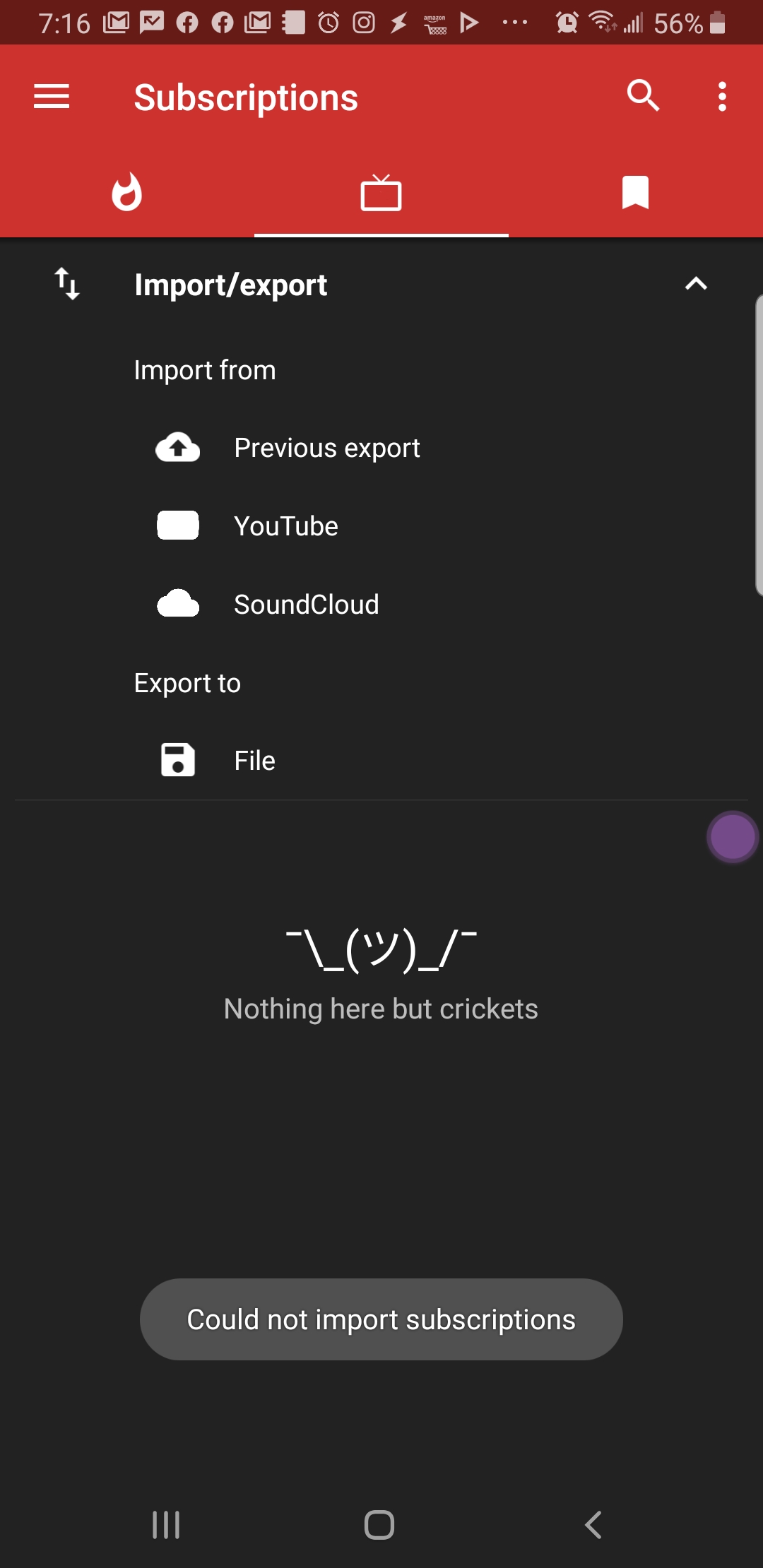 Could not import subscriptions · Issue #1839 · TeamNewPipe/NewPipe · GitHub