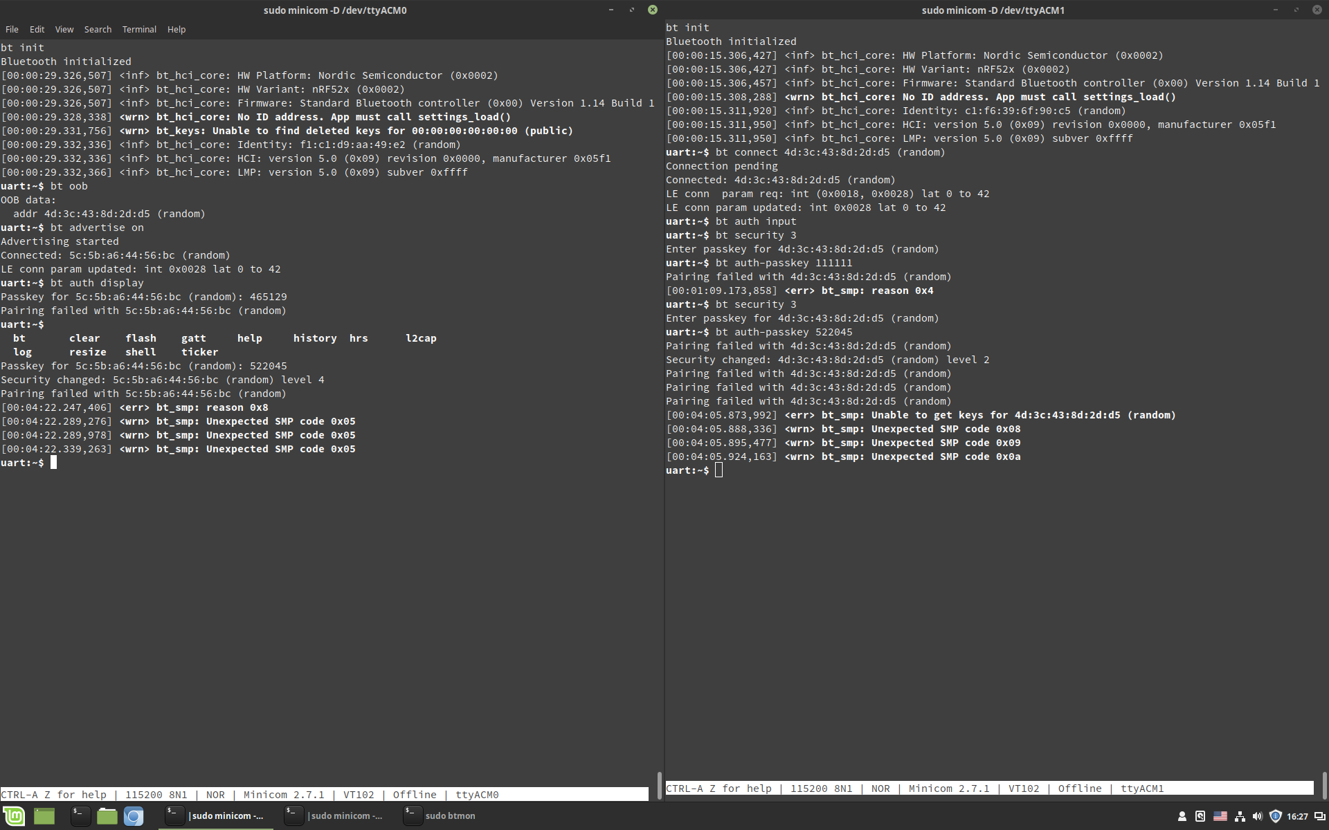 Bluetooth: Security problem · Issue #17920 · zephyrproject-rtos/zephyr · GitHub
