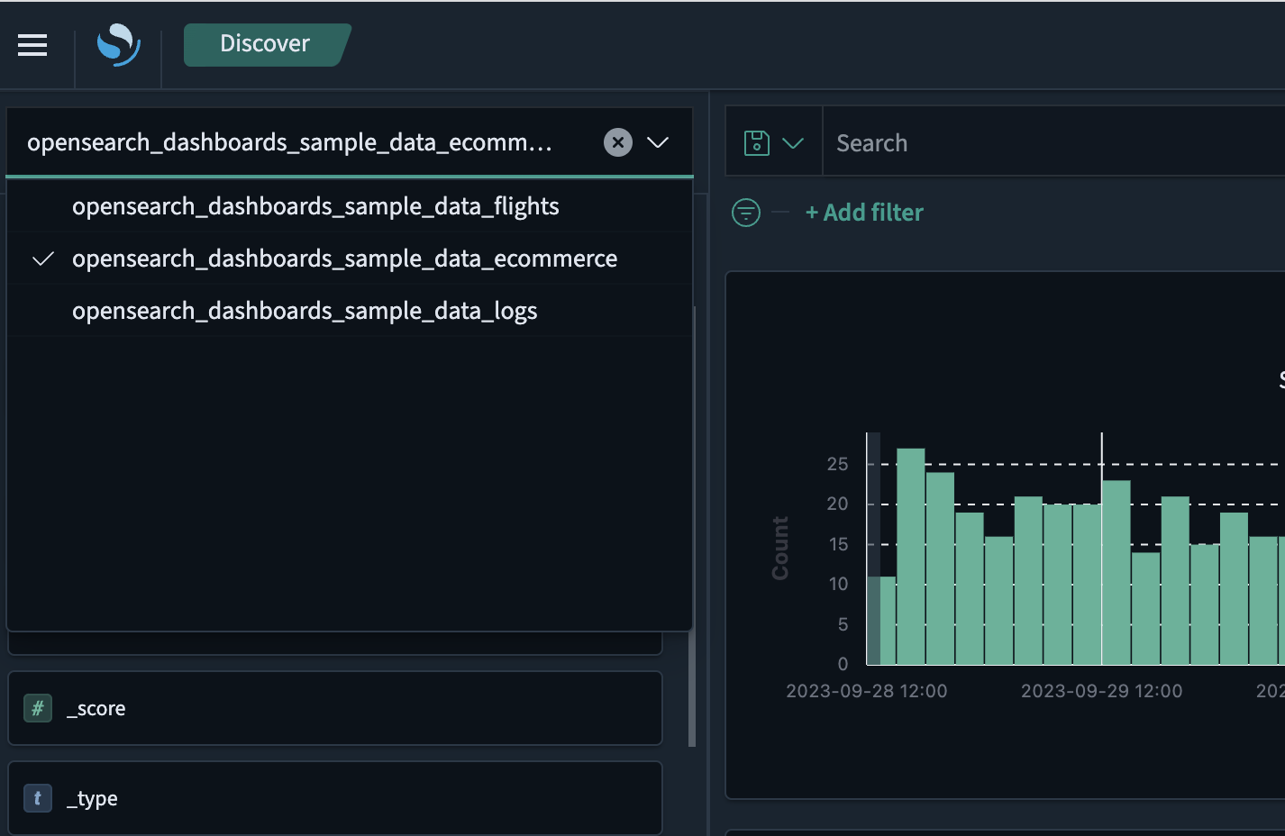 [BUG] Discover datasource selector X should be removed · Issue #5229 · opensearch-project ...