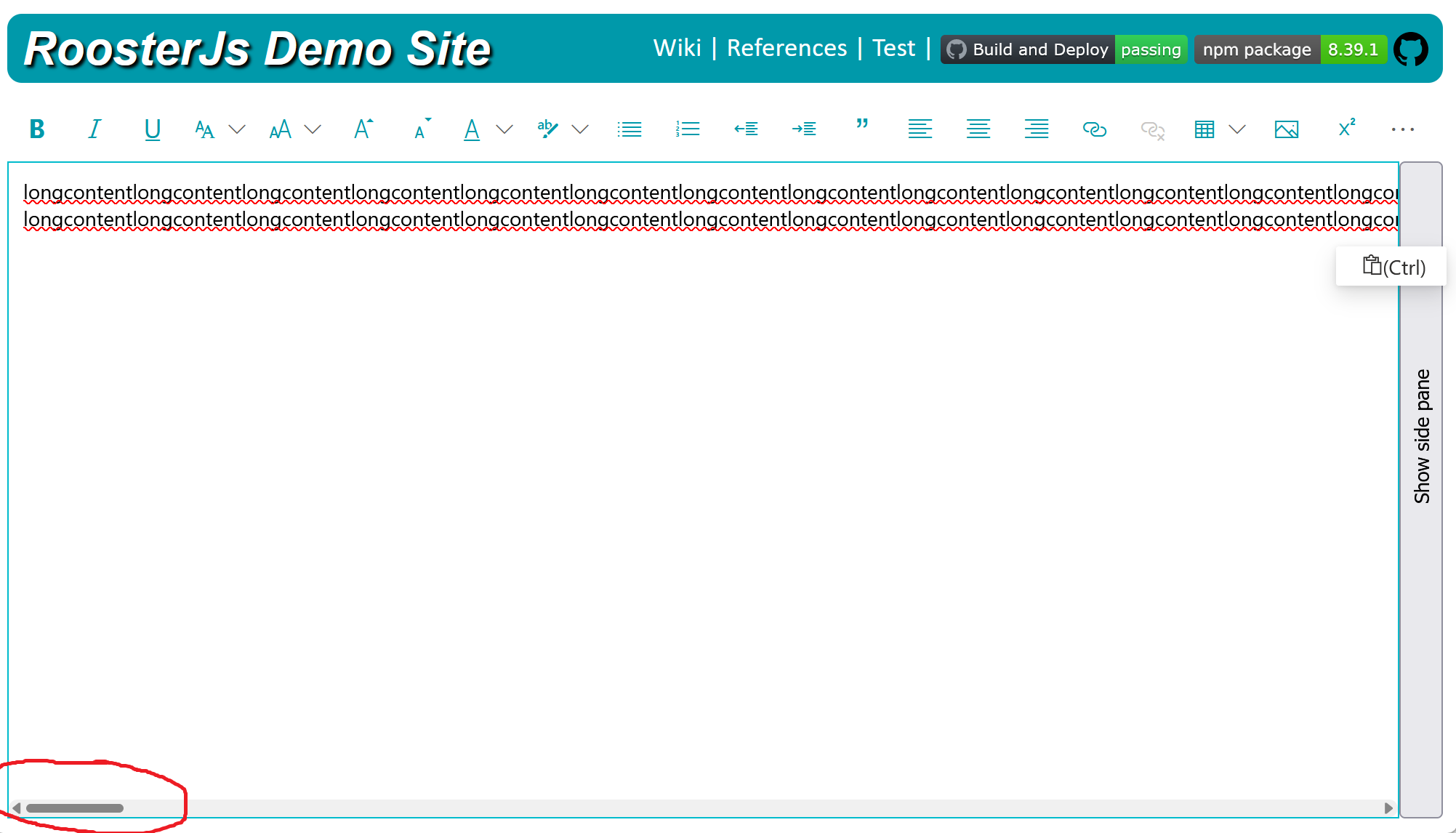 Long content doesn't wrap in Firefox, bottom scroll bar displays · Issue #1454 · microsoft ...