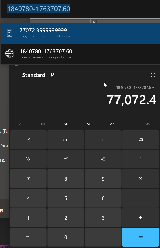 Floating calculation problem in PowerToys Run · Issue #20570 · microsoft/PowerToys · GitHub