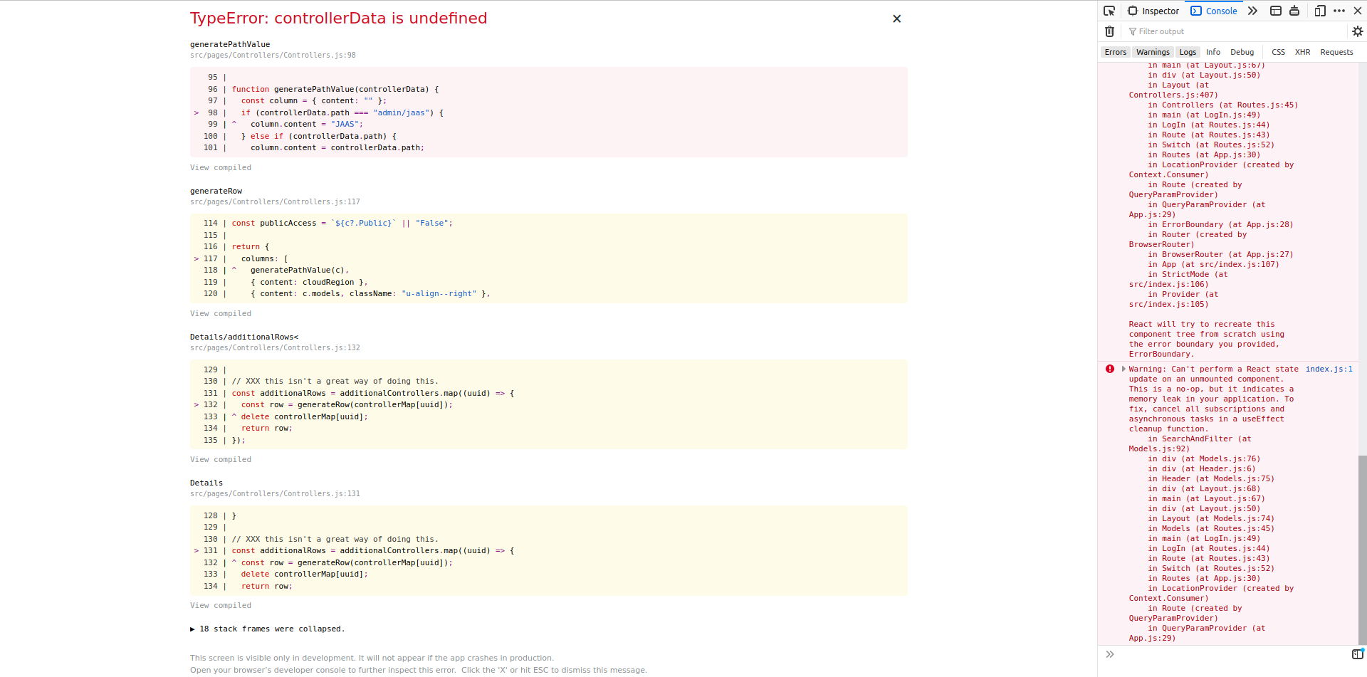 TypeError: controllerData is undefined · Issue #758 · canonical/juju-dashboard · GitHub