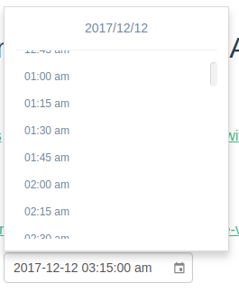 Setting a Min/Max time for datetime picker · Issue #34 · mengxiong10/vue2-datepicker · GitHub