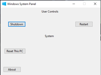GitHub - brojamesA/windows-system-panel: a brand new project i have ...