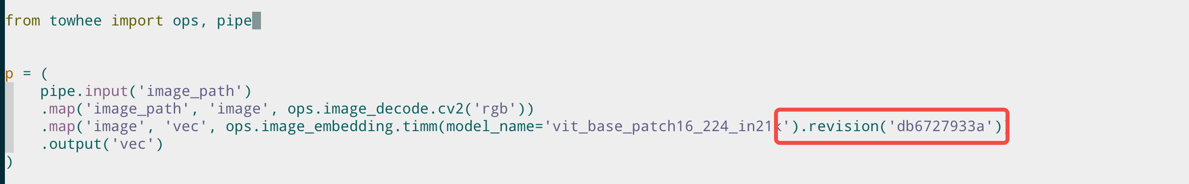 [Bug]: Fix in #2617 caused embedding result change · Issue #2631 · towhee-io/towhee · GitHub