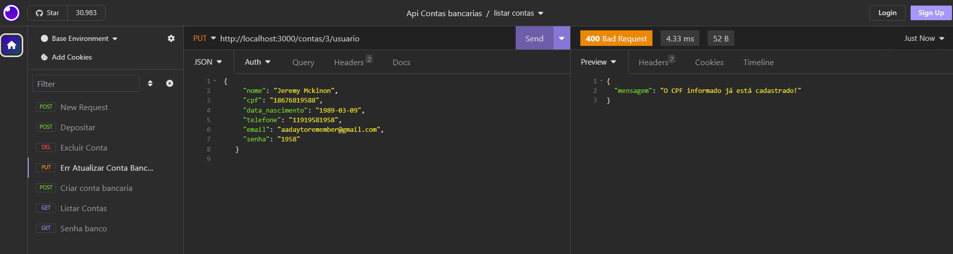 GitHub - codermila/Api-Sistema-Financeiro-Bancario