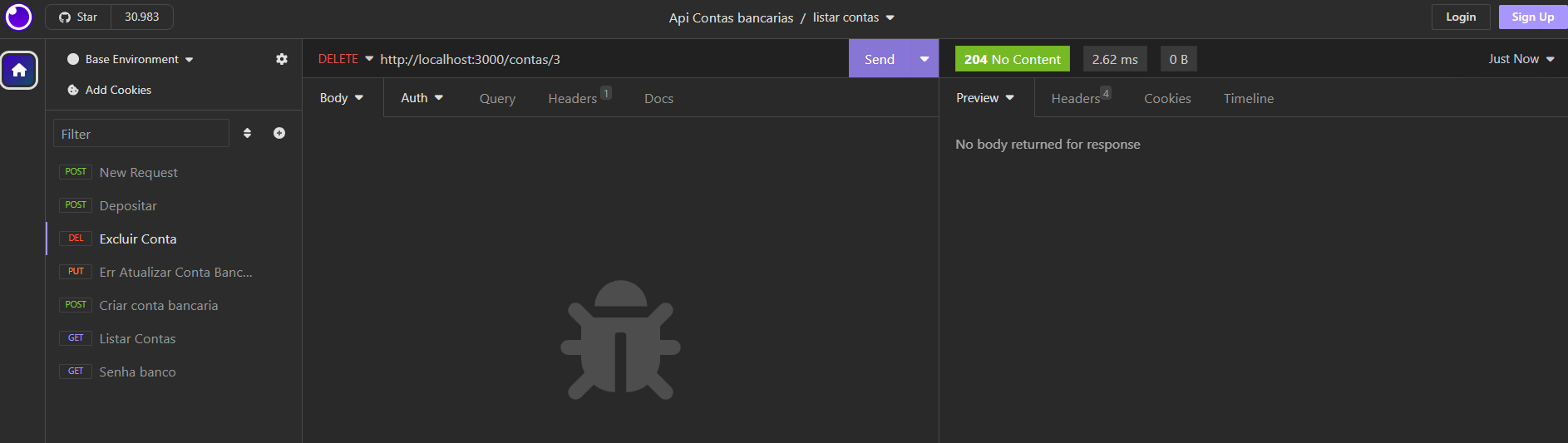 GitHub - codermila/Api-Sistema-Financeiro-Bancario