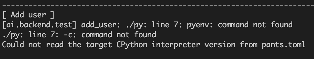 `backend.ai-test` raises "python: command not found" · Issue #456 ...