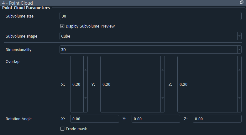 weird spacing in point cloud panel · Issue #139 · TomographicImaging/iDVC · GitHub
