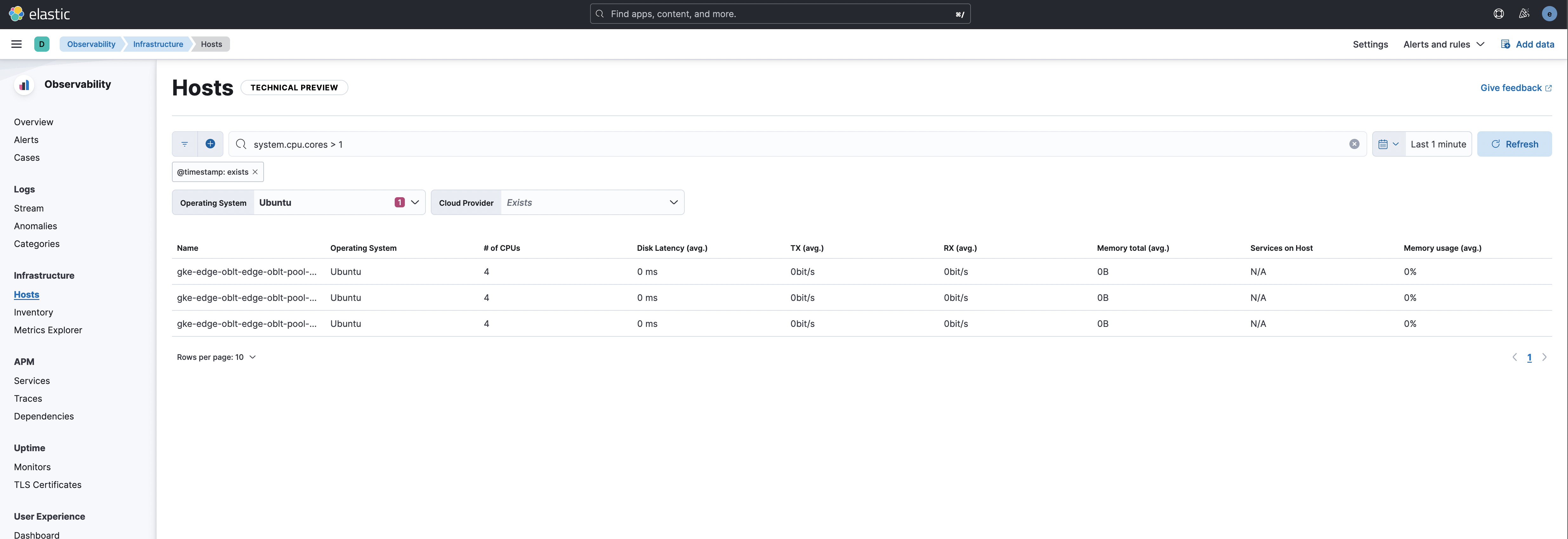 [Infrastructure UI] Host View: Unified search bar has wrong size · Issue #146670 · elastic ...