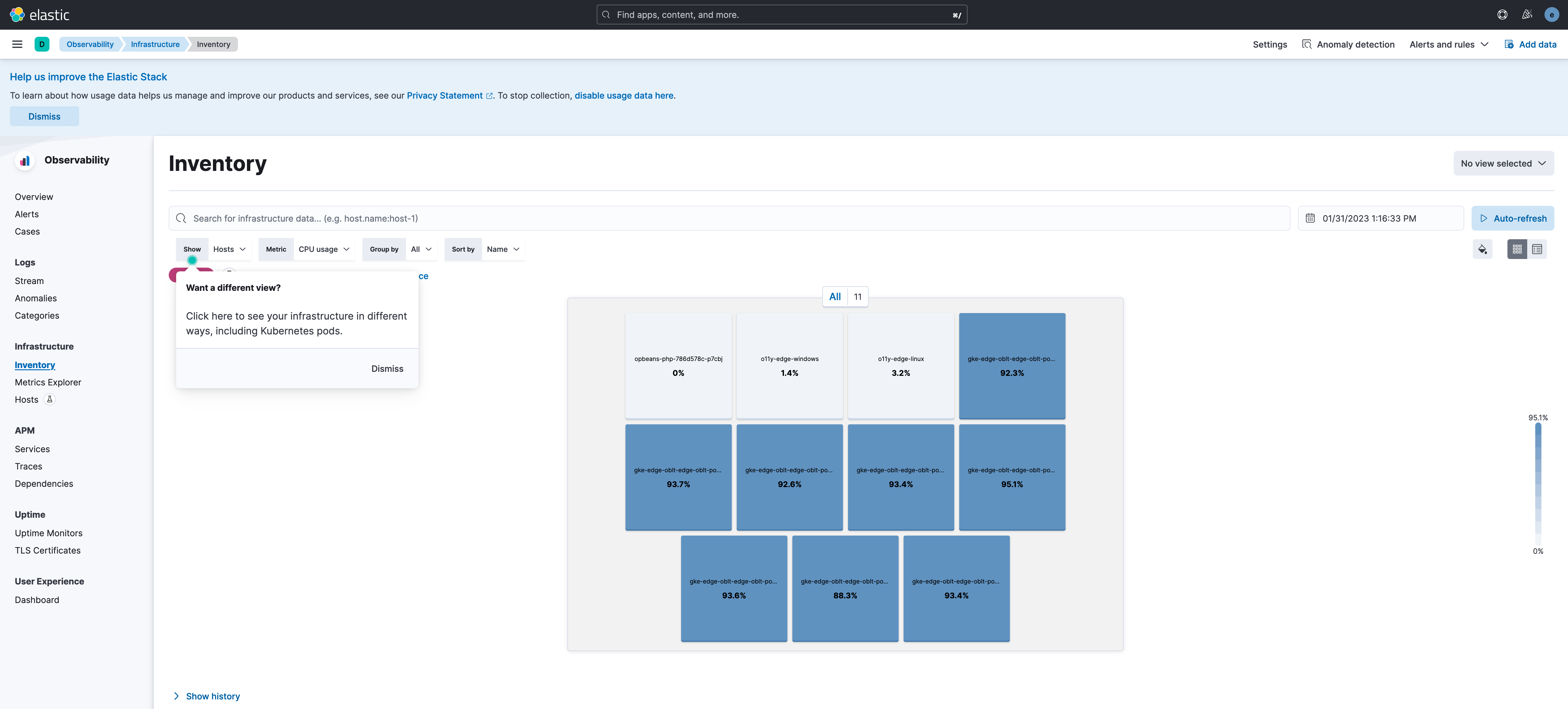 [Infrastructure UI] Inventory : Educate about 'show' button · Issue #149615 · elastic/kibana ...