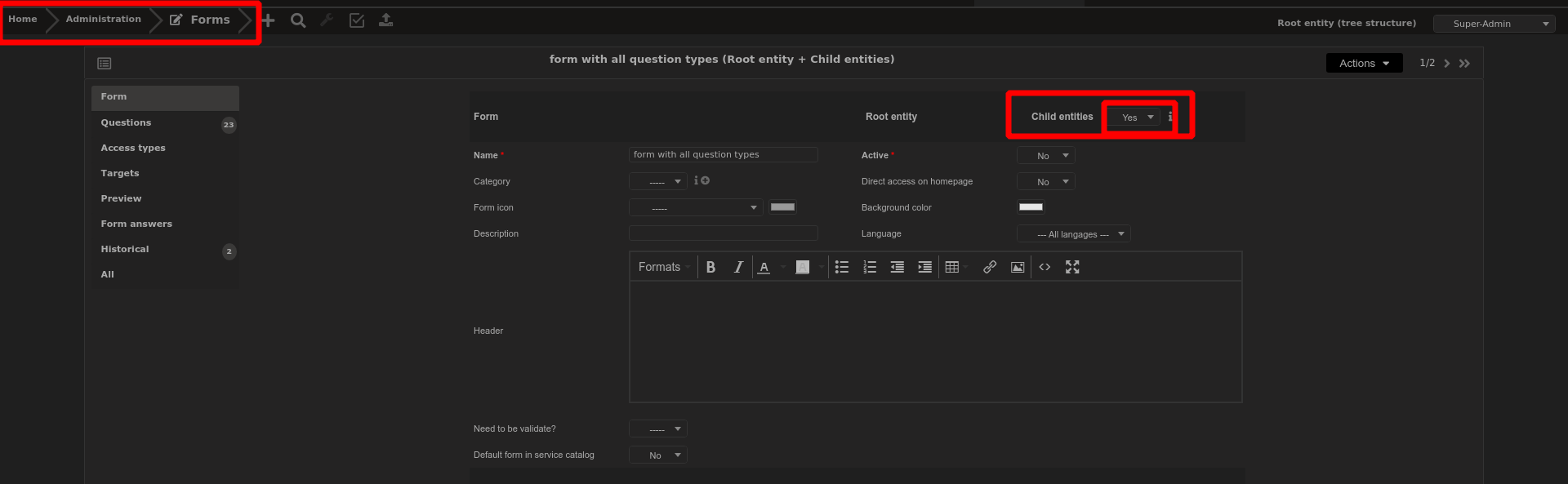 Object entity not recursive · Issue #2242 · pluginsGLPI/formcreator · GitHub