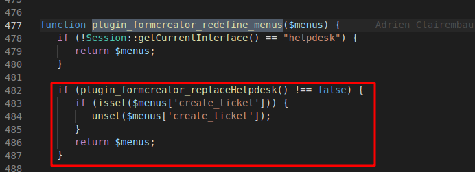 allow plugins to redefine menus by btry · Pull Request #9847 · glpi ...