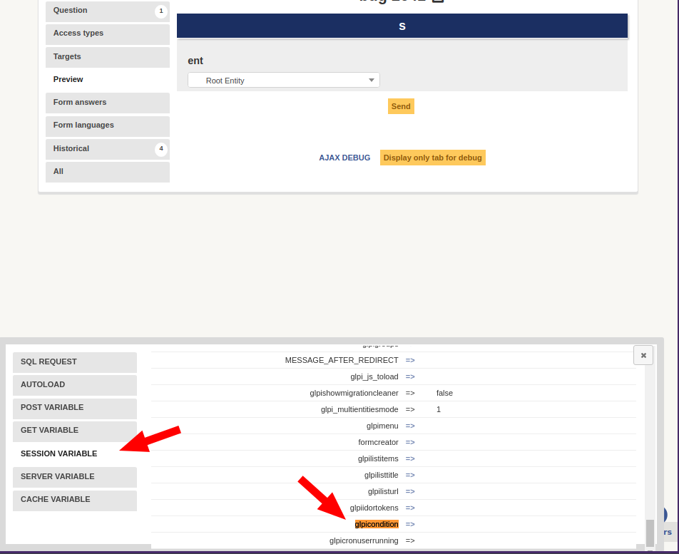 No selectable entity · Issue #2641 · pluginsGLPI/formcreator · GitHub