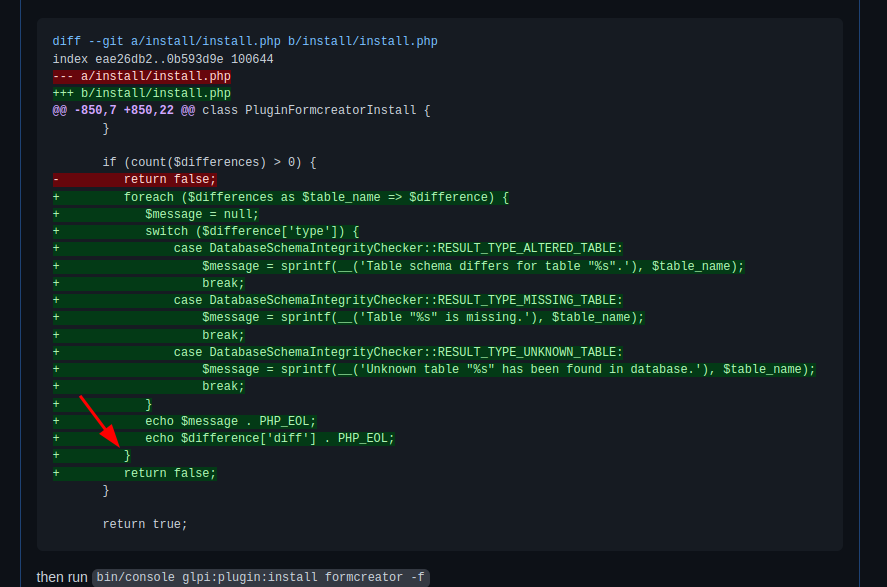 The database schema is not consistent with the installed Formcreator 2.13.0 · Issue #2993 ...