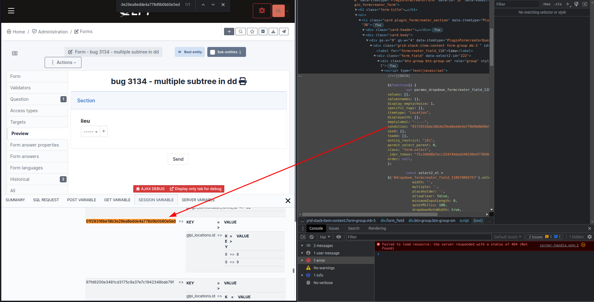 Formcreator 2.13.3 - Questions - Type Dropdown - ITIL Categories · Issue #3134 · pluginsGLPI ...