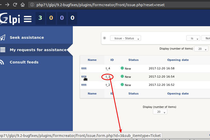 links of answers don't point to the expectd ticket · Issue #859 ...